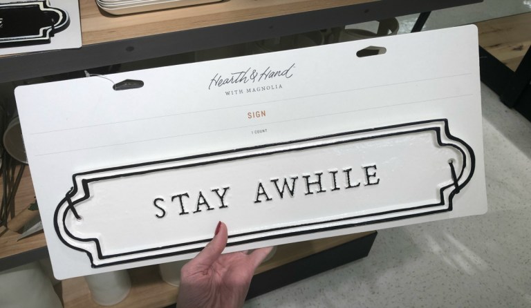Adorable Hearth & Hand with Magnolia Signs at Target